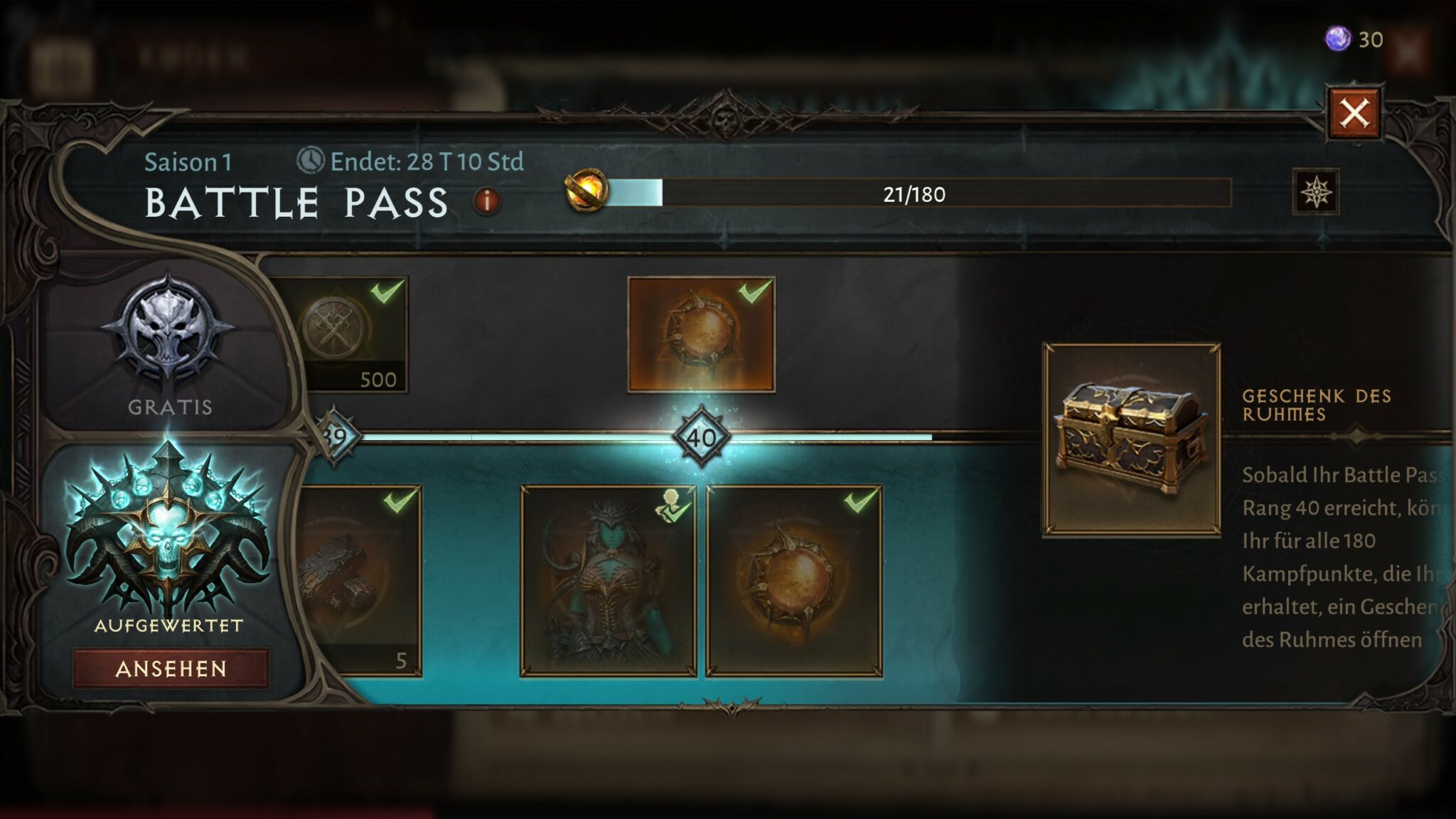 Battle Pass - Diablo Immortal